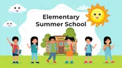 Elementary Summer School PowerPoint And Canva Slides