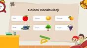 Elementary Vocabulary Lesson PowerPoint And Canva Slides