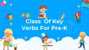 Class Of Key Verbs For Pre K PowerPoint And Canva Templates