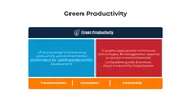 Get This Green Productivity PowerPoint And Canva Templates