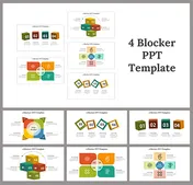 Get Now! Four Block PowerPoint Templates And Google Slides