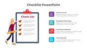 Editable Checklist PowerPoint and Google Slides Themes