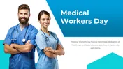 Try Now! Medical Workers Day PowerPoint And Canva Template