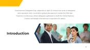 International Delegates Day PowerPoint And Canva Slides