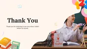 Student Teacher Thank You PowerPoint And Canva Slides