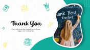 Teacher Thank You Notes From Students PPT And Canva Slides