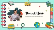 Thank You Slide For Teacher PowerPoint And Canva Slides