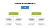 Matrix Hierarchy Structure PowerPoint And Canva Template