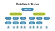 Matrix Hierarchy Structure PowerPoint And Canva Template