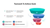 Teamwork To Achieve Goals Presentation And Canva Template