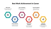 Best Work Achievement In Career PPT And Canva Template
