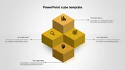 Cube Math Strategy PowerPoint PPT Template
