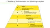 Try this Free Pyramid PowerPoint Template and Google Slides