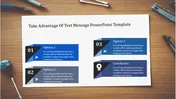 Buy Now Text Message PowerPoint Template Slide
