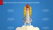 Alluring Rocket PowerPoint Template for Presentation