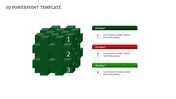 3D Cube PowerPoint Template PPT Presentation & Google Slides