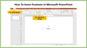 Manual Of How To Insert Footnote In Microsoft PowerPoint