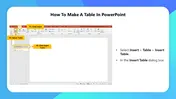 Custom Guide How To Make A Table In PowerPoint Template