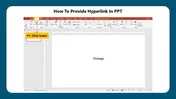 Manual Of How To Provide Hyperlink In PPT Presentation