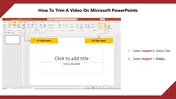 Tutorial Of How To Trim A Video On Microsoft PowerPoints