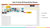 How To View All PowerPoint Themes Presentation