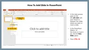Quick Guide To How To Add Slide In PowerPoint presentation