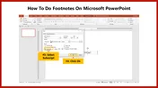 Instruction Of How To Do Footnotes On Microsoft PowerPoint