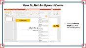 Find the How To Get An Upward Curve In PowerPoint Slide