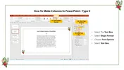 Tutorial Of How To Make Columns In PowerPoint Slide