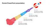 Best Rocket Patterned Timeline PowerPoint Presentation