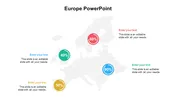 Editable Europe Map PowerPoint Template and Google Slides