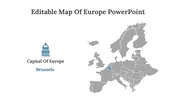 Editable Map Of Europe PPT and Google Slides Templates