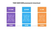 Buy Editable TAM Google Slides and PowerPoint Template