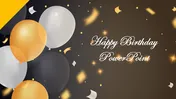 50th Birthday Templates PowerPoint and Google Slides