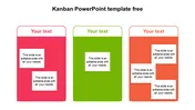 Buy Kanban Template PPT Design In Multicolor Slide