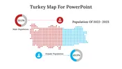 Turkey Map For PowerPoint And Google Slides Templates