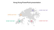 Hong Kong Map PowerPoint Template and Google Slides