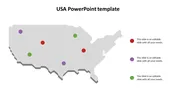 Free Editable US Map PowerPoint Template & Google Slides