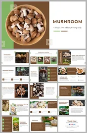 Download Mushroom PowerPoint and Google Slides Templates
