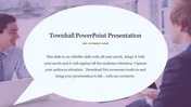 Town Hall Meeting PowerPoint Template and Google Slides