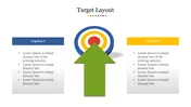 Target Marketing Strategies Templates With Arrows And Cubes