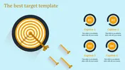 Target VS Achievement PPT Template & Google Slides