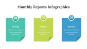 Monthly Reports Infographics PPT and Google Slides Templates