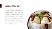 US National Ice Cream Month PPT and Google Slides Themes