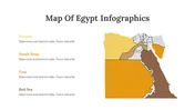 Shop Our Map Of Egypt Infographics PowerPoint Presentation