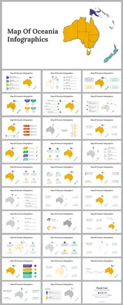 fantastic Fascinating Oceania In PPT Presentation Slides