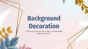 Example Of Classroom Background Design For Presentation