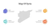 Explore Map Of Syria PowerPoint And Google Slides Themes