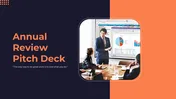Annual Review Pitch Deck PPT And Google Slides Themes