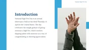 National High Five Day PPT and Google Slides Themes